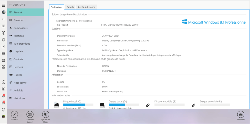 Inventaire parc informatique avec Simplydesk best 1